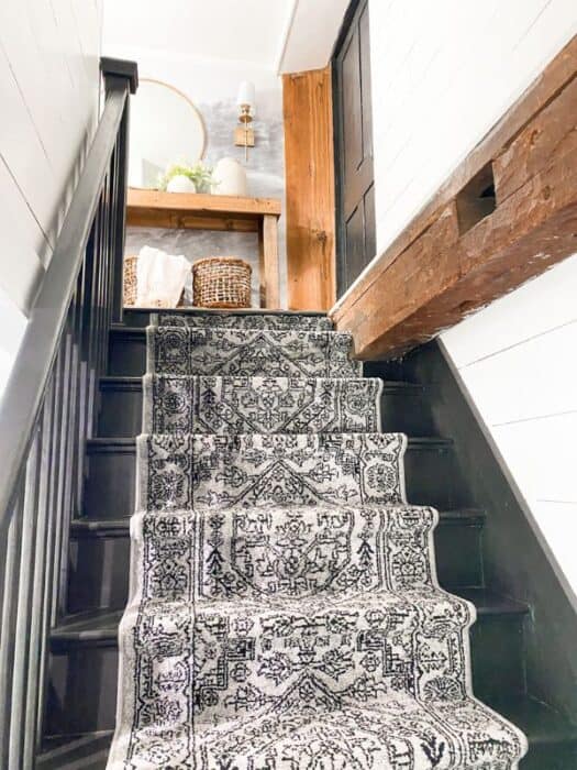 12 Classic Stair Runner Ideas and Where to Buy Them - The Farmhouse Life